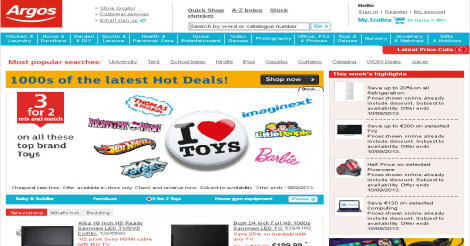 Argos discount coupons (1 Available) argos.ie