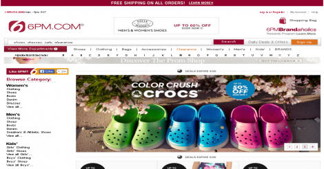 6pm discount coupons (27 Available) 6pm.com